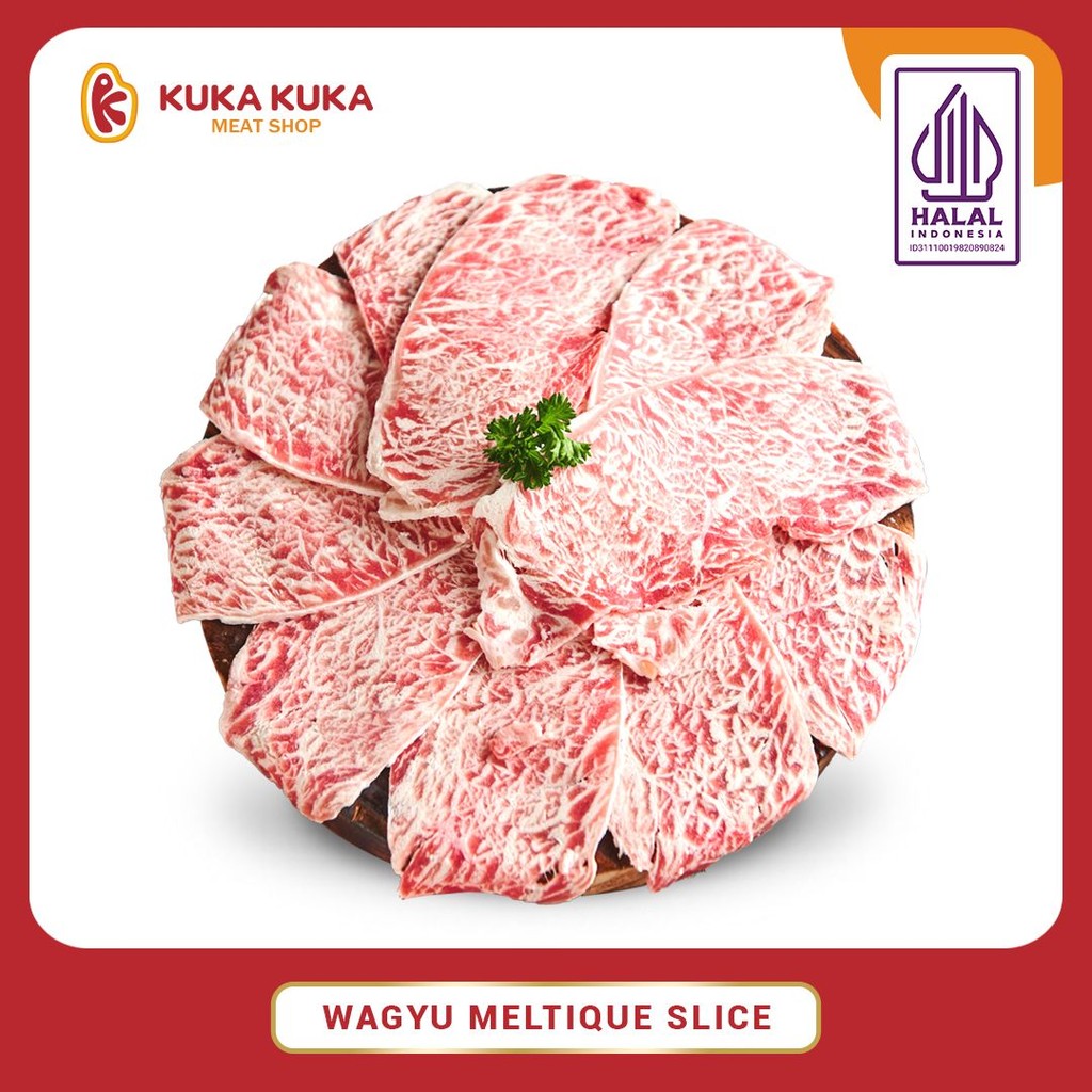 Jual Daging Sapi FRESH CUT! WAGYU BEEF SLICE Meltique MB 3/4 - 1 KG ...