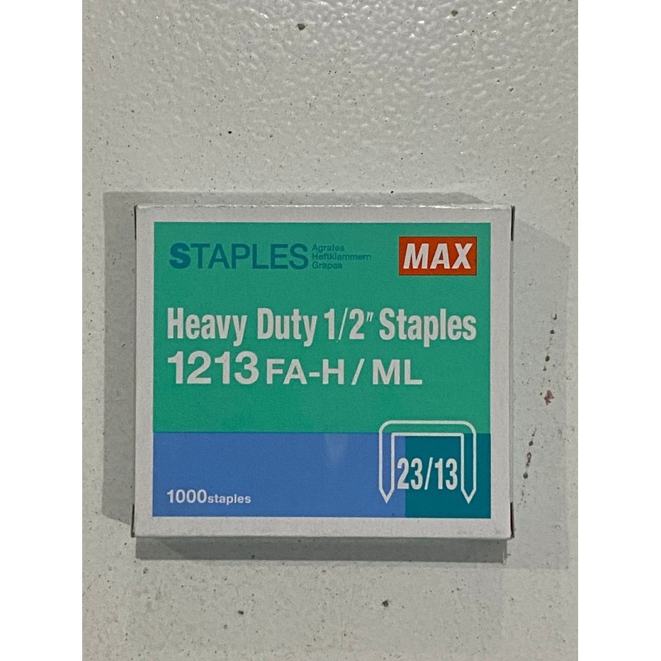 Jual Isi Staples Max no 1213 / 23/13 ORIGINAL / Isi Staples Max Besar ...