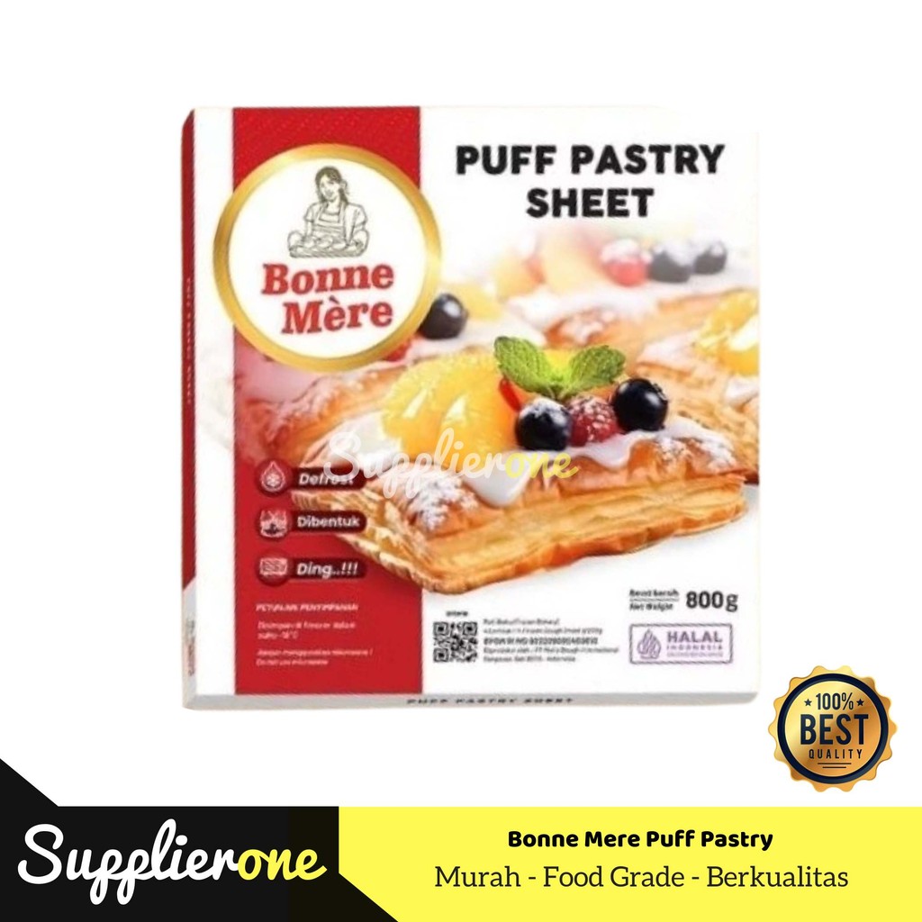 Jual Bonne Mere Puff Pastry Sheet/ Puff Pastry / Puff Pastry / Pastry ...