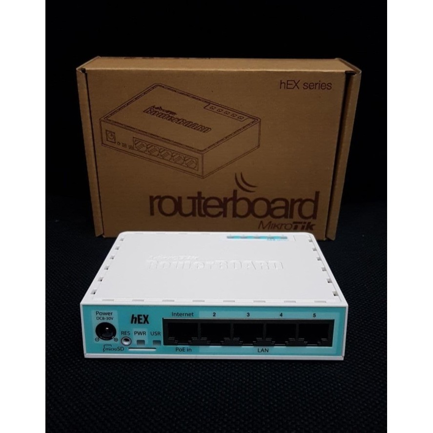 Jual Mikrotik Routerboard RB750Gr3 ( hEX ) 5 Port Gigabit | Shopee ...