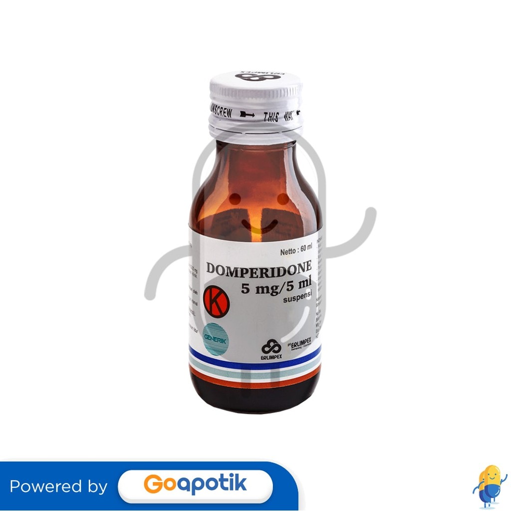 Jual Domperidone Erlimpex 5 Mg/5 Ml Suspensi 60 Ml | Shopee Indonesia