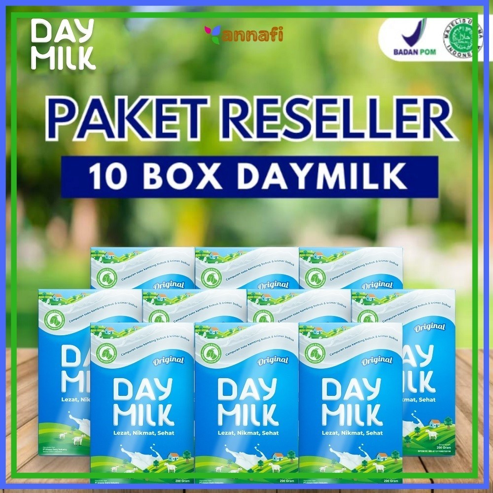 Jual Susu Daymilk 200gr - Paket Reseller 10 Box Susu Kambing Etawa ...