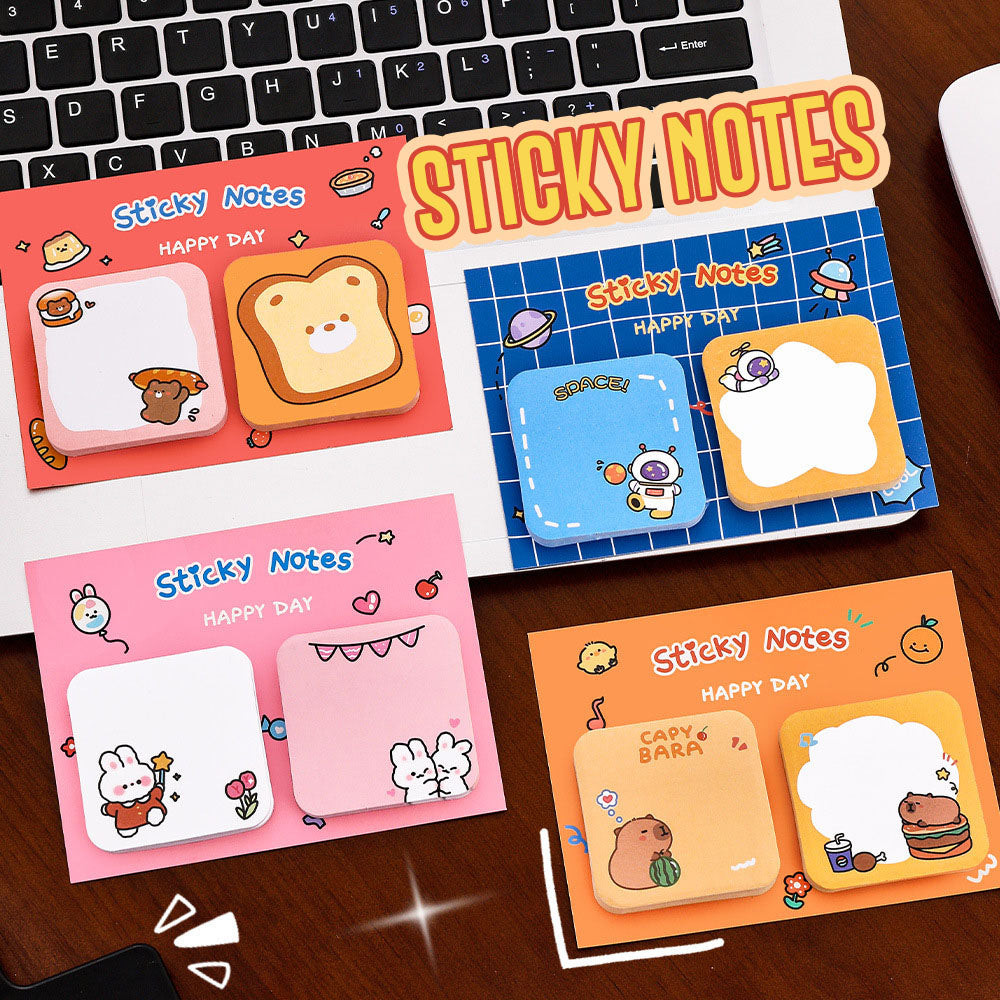 Jual Sticky Notes 60 Lembar Kotak Persegi Lucu Full Color Catatan ...