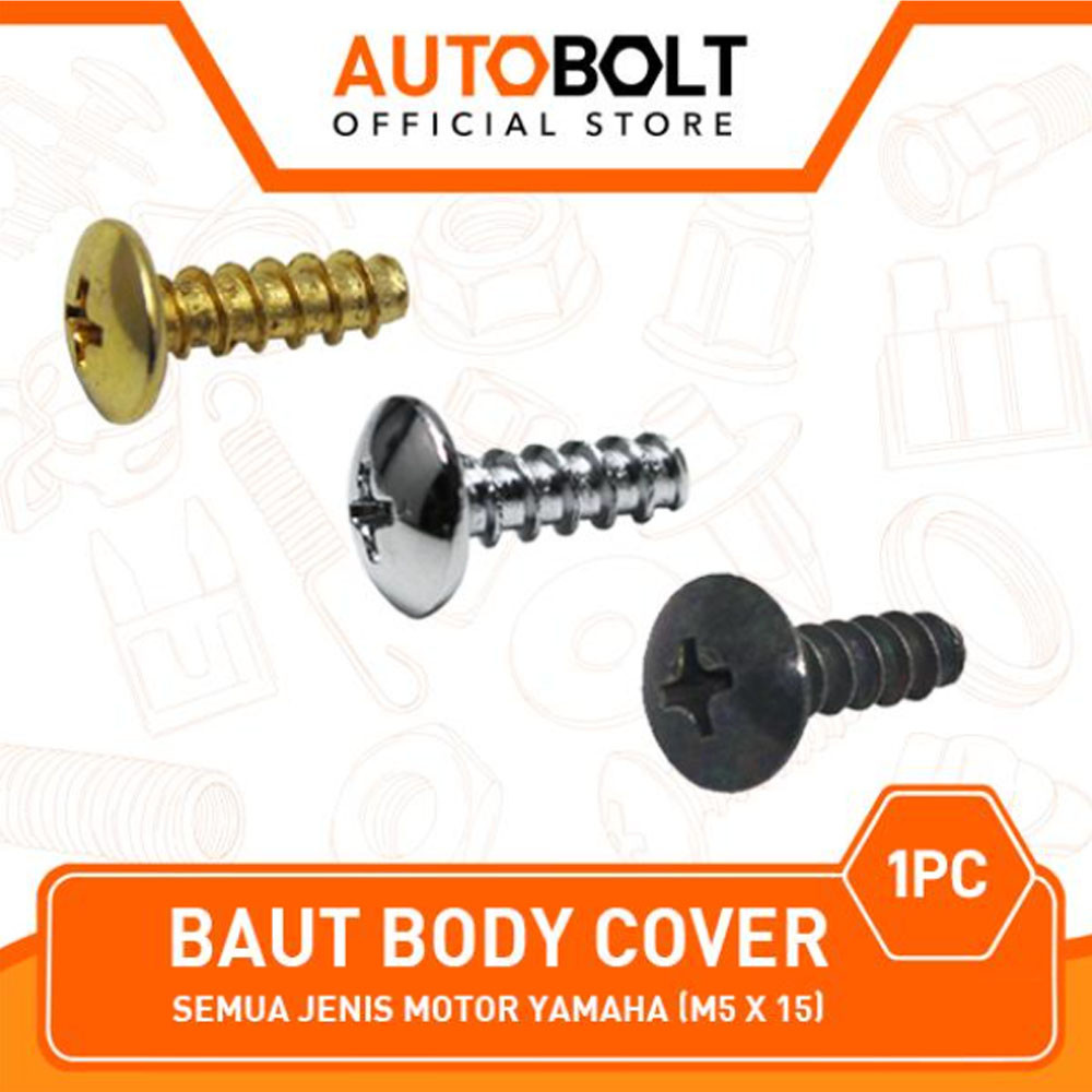 Jual 1 PC Baut Body Cover Semua Jenis Motor Yamaha M5 x 16 Baud Bodi ...