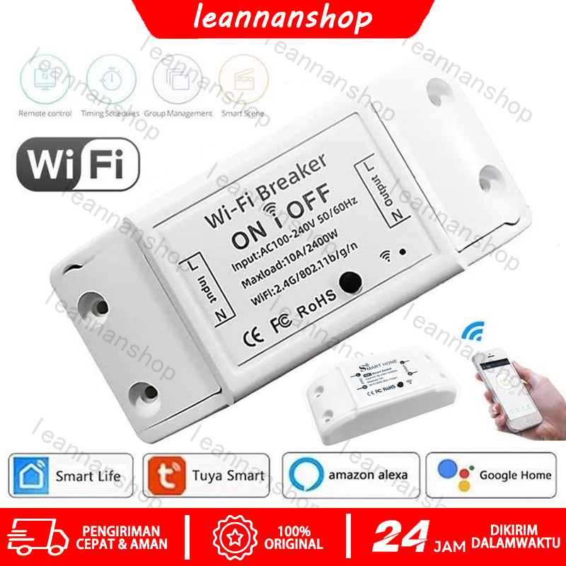Jual Smart Switch WiFi MP / Saklar Pintar Wireless / Breaker ON OFF ...