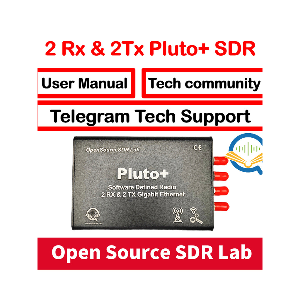 Jual OpenSourceSDR Lab PLUTO+ SDR AD9363 2T2R Radio SDR Transceiver Radio 70MHz-6GHz Software ...