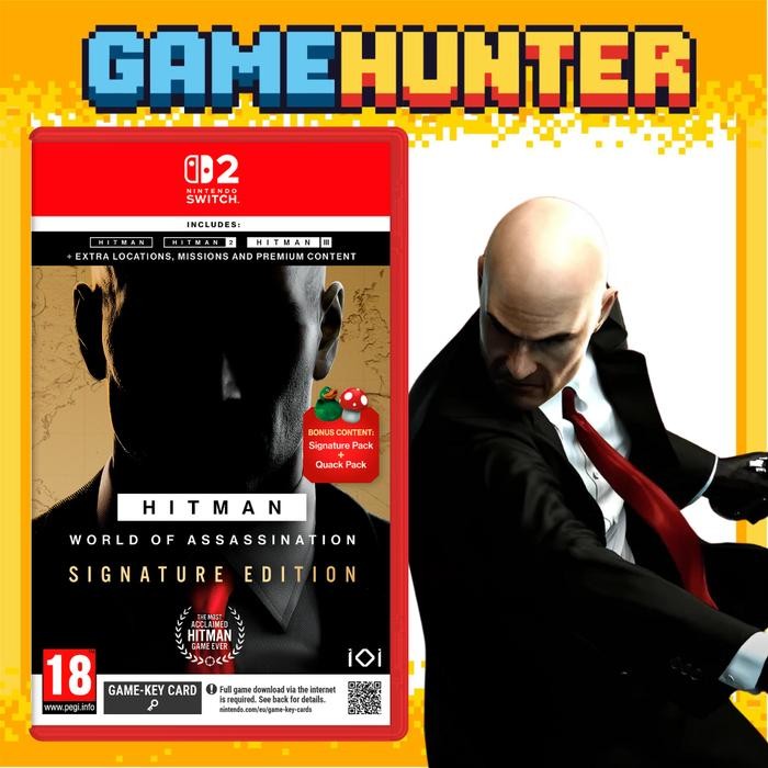 Jual Nintendo Switch 2 / NS2 Game Key Card Hitman World of Assassination Signature Edition ...