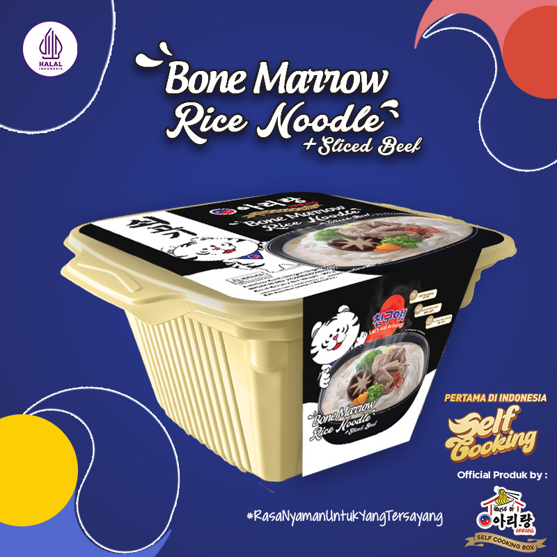 Jual Arirang Self Cooking Disposable Box Bone Marrow + Sendok Keramik ...