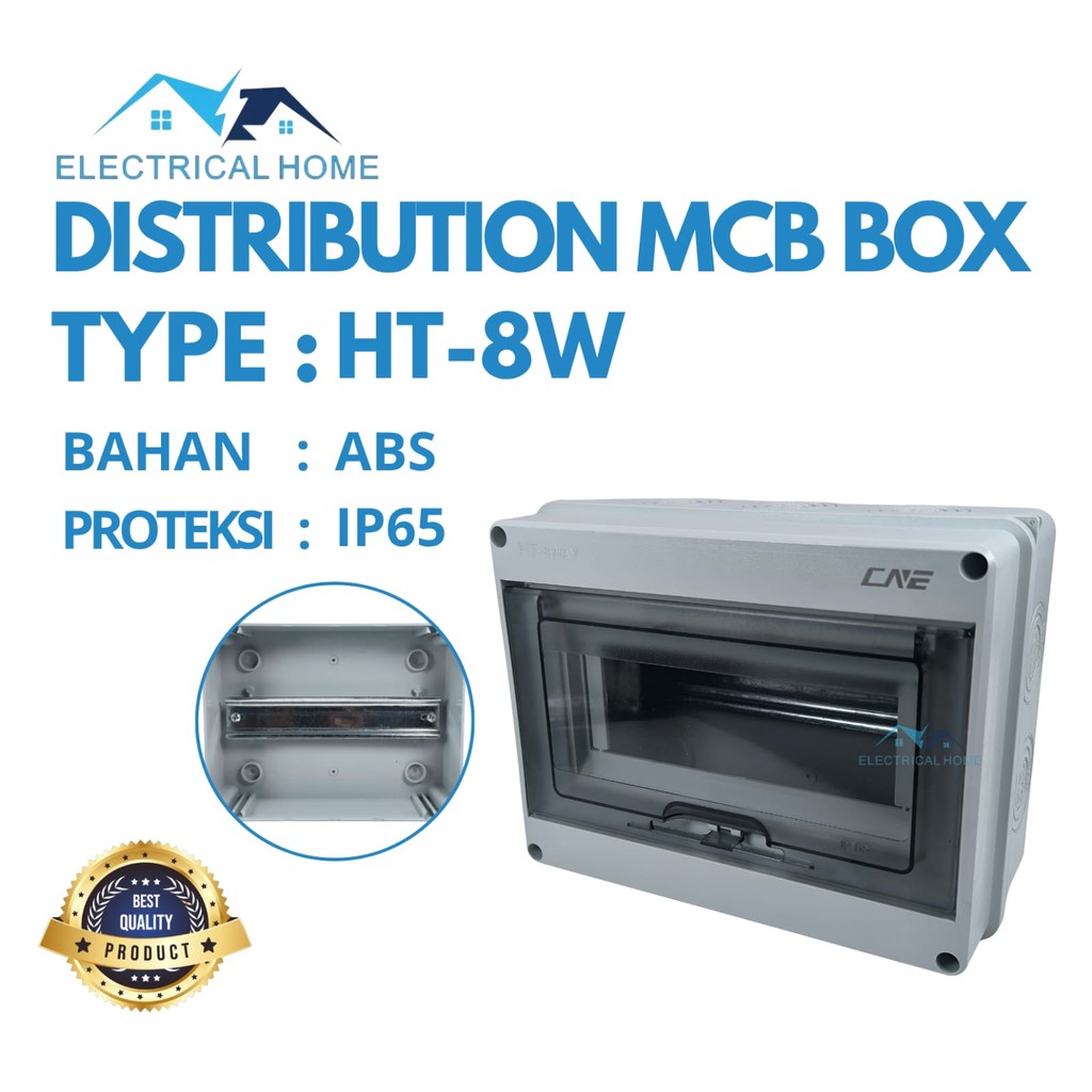 Jual DISTRIBUTION MCB BOX TYPE HT-8W WATERPROOF IP65 | Shopee Indonesia