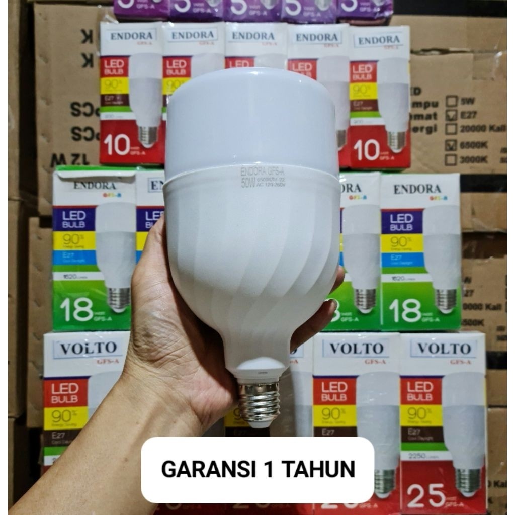 Jual LAMPU LED JUMBO 50W MODEL KAPSUL GFS-A HEMAT ENERGI 90% SUPER TERANG TK-8 | Shopee Indonesia