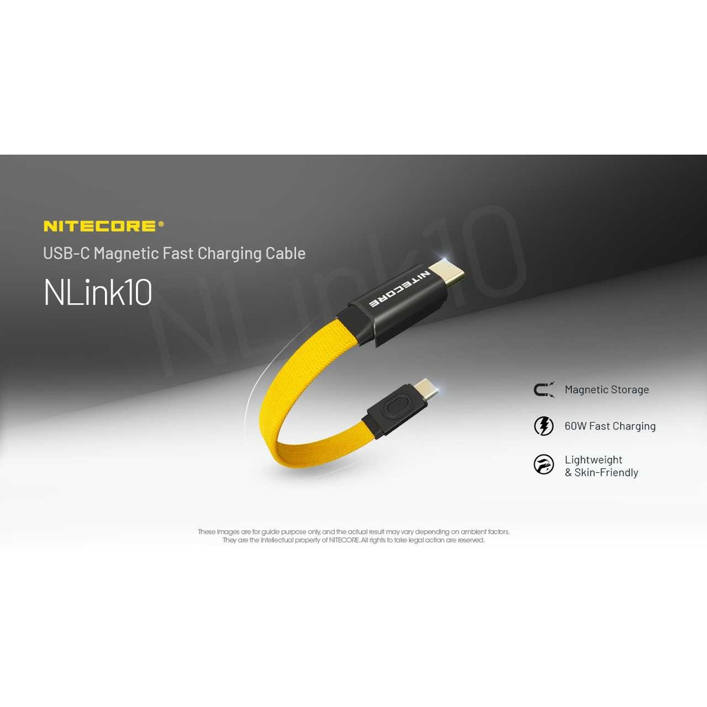 Jual NITECORE Kabel Data USB Type C to Type C Fast Charging Magnetic ...