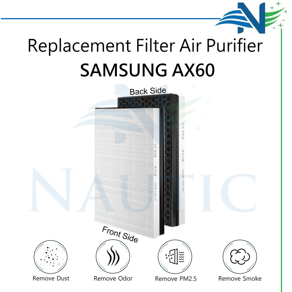Jual NAUTIC Hepa FILTER Samsung Air Purifier AX60 AX60R AX60R5080WD ...