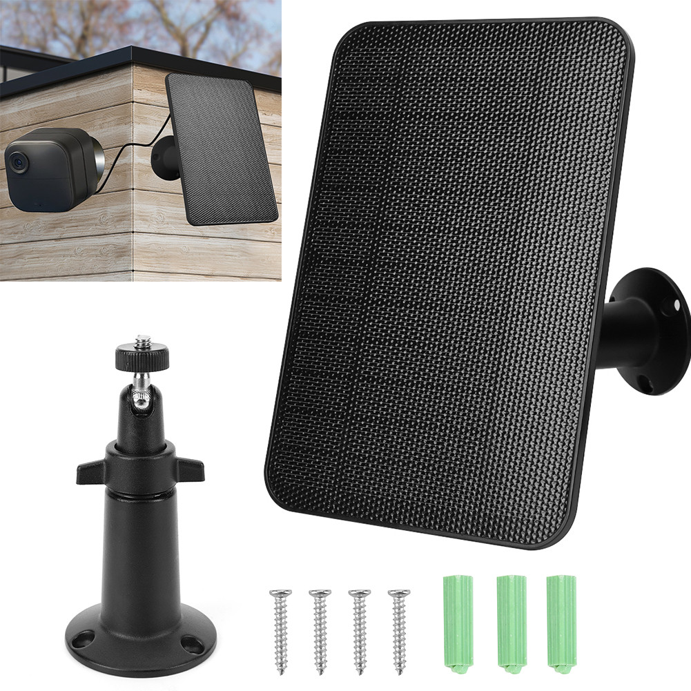Jual 4W 5V Solar Panel 360° Adjustable Mount Outdoor Camera Solar Panel ...