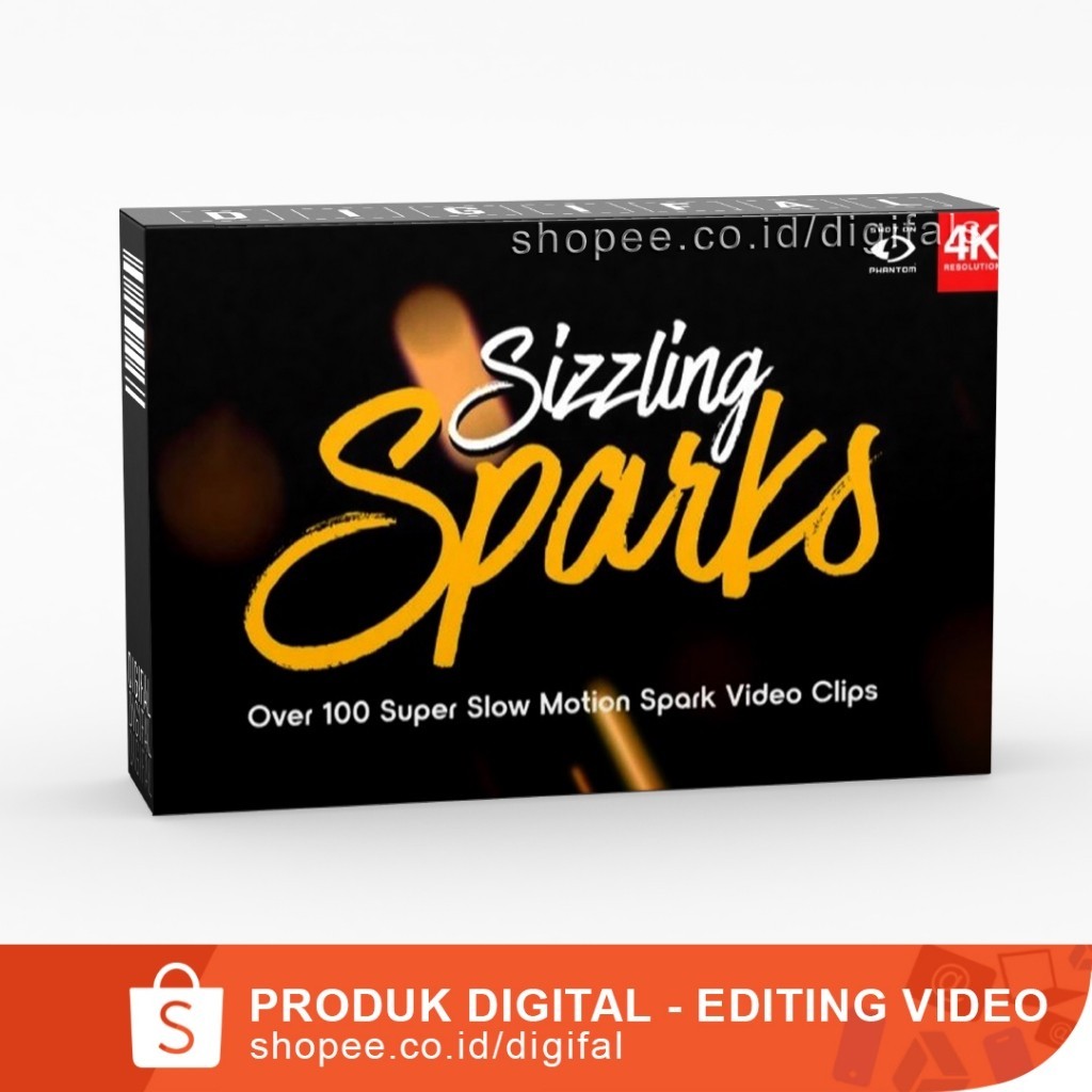 Jual BusyBoxx - V04 Sizzling Sparks - Untuk Capcut, Premiere Pro After, Effects, Filmora ...