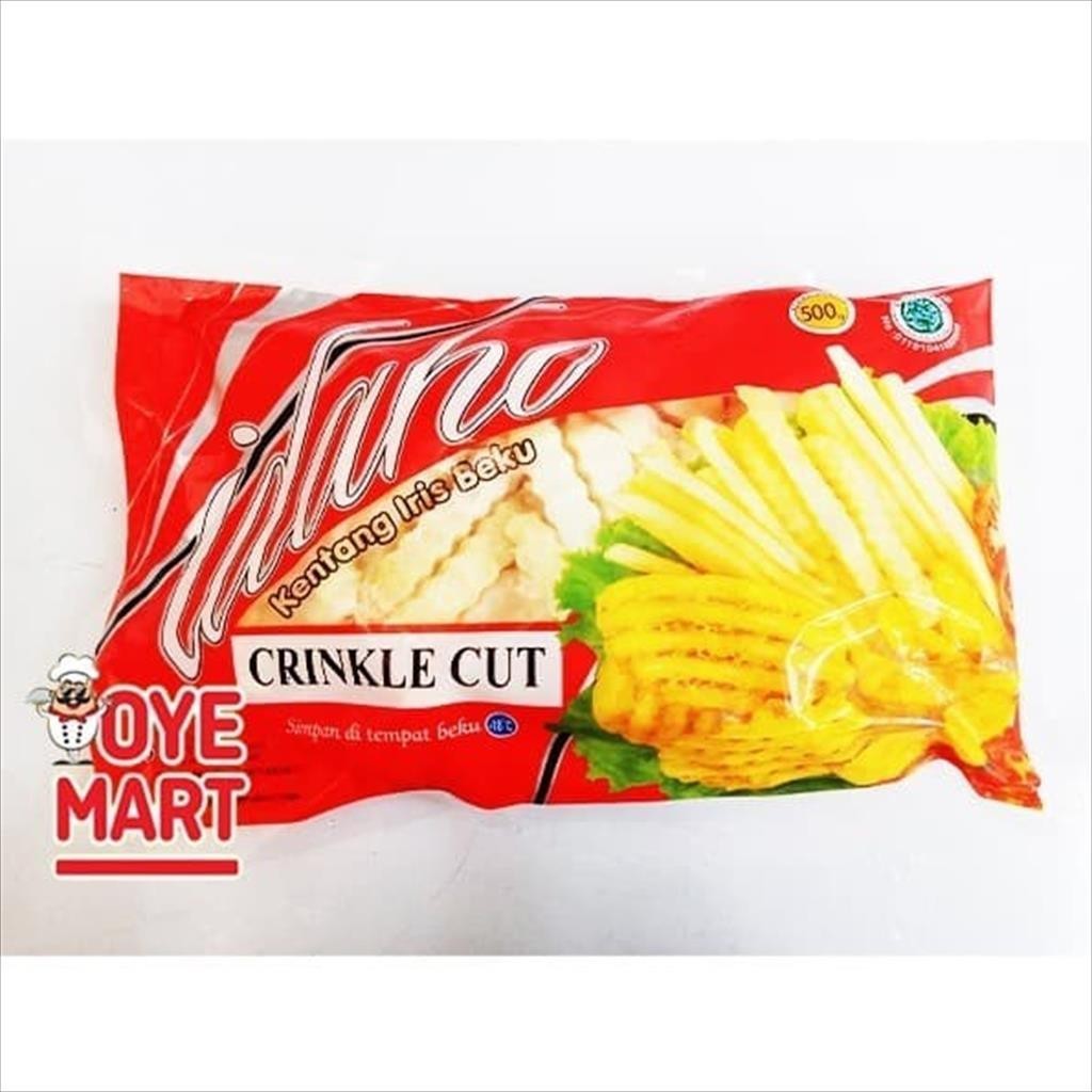 Jual IDAHO CRINKLE CUT 500GR KENTANG GORENG BEKU FRENCH FRIES | Shopee ...