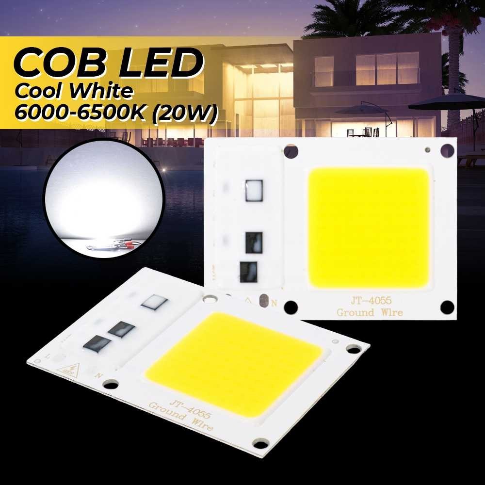Jual LED Lampu COB Spotlight Cool White 6500K 220V 20W | Lampu Sorot ...