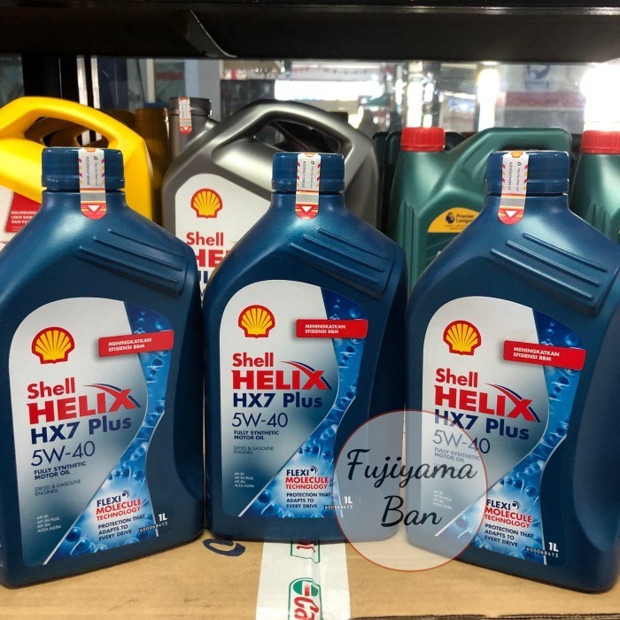 Jual Oli Mesin Shell Helix HX 7 Plus 5W 40 Full Synthetic (1 Liter ...