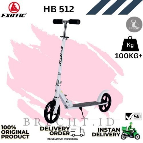 Jual PROMOSI! Scooter Anak Otoped Exotic ET HB 512 - Putih | Shopee ...