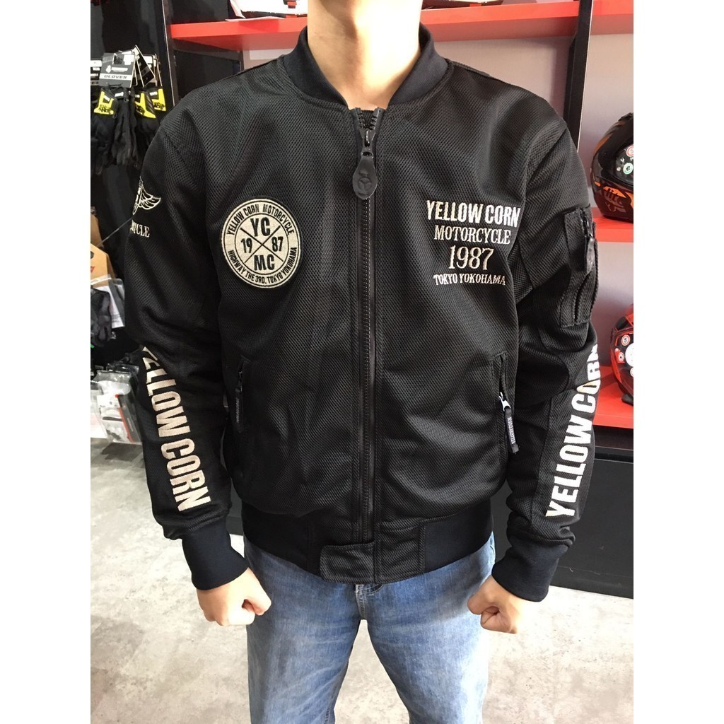 Jual Jaket Motor - Yellow Corn YB 4110 Black Original | Shopee Indonesia