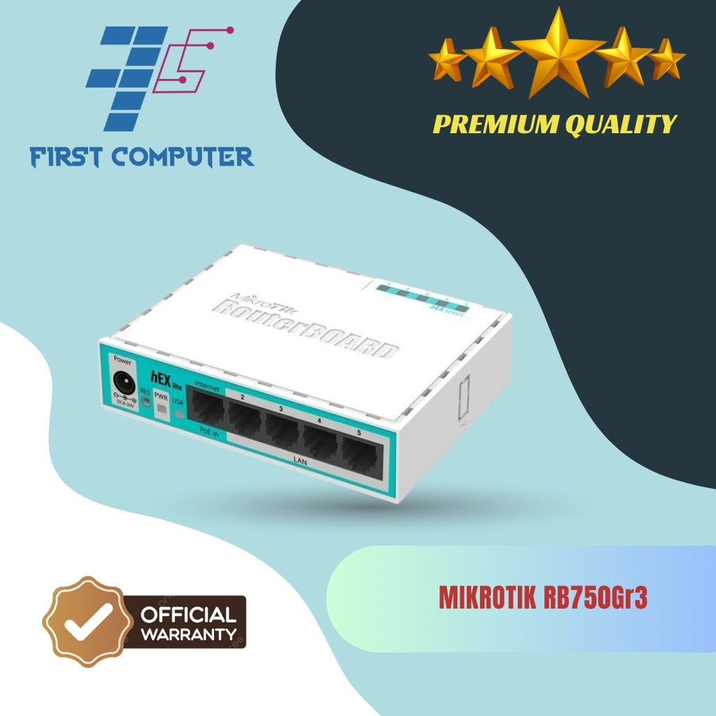 Jual Mikrotik Routerboard RB750GR3 (hEX) | Shopee Indonesia
