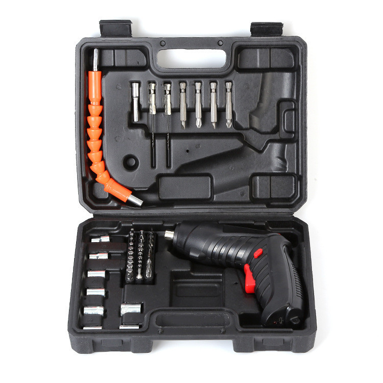 Jual 25in1 Cordless Impact Drill Mini Mesin Obeng Bor Portable Tool Box ...