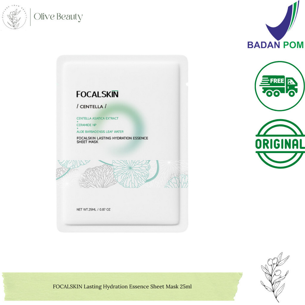 Jual FOCALSKIN Lasting Hydration Essence Sheet Mask 25ml | Shopee Indonesia