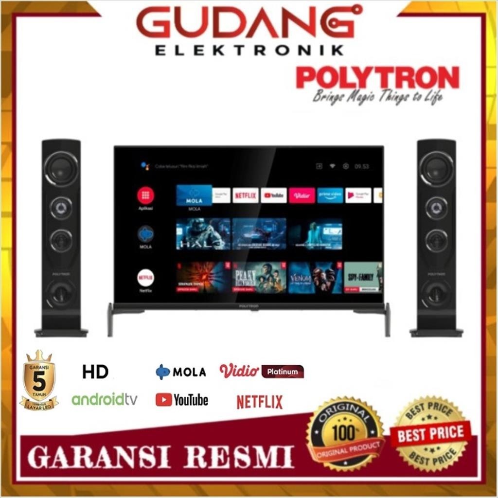 Jual LED TV 43 INCH POLYTRON PLD 43TAG5959 ANDROID POLYTRON PLD ...