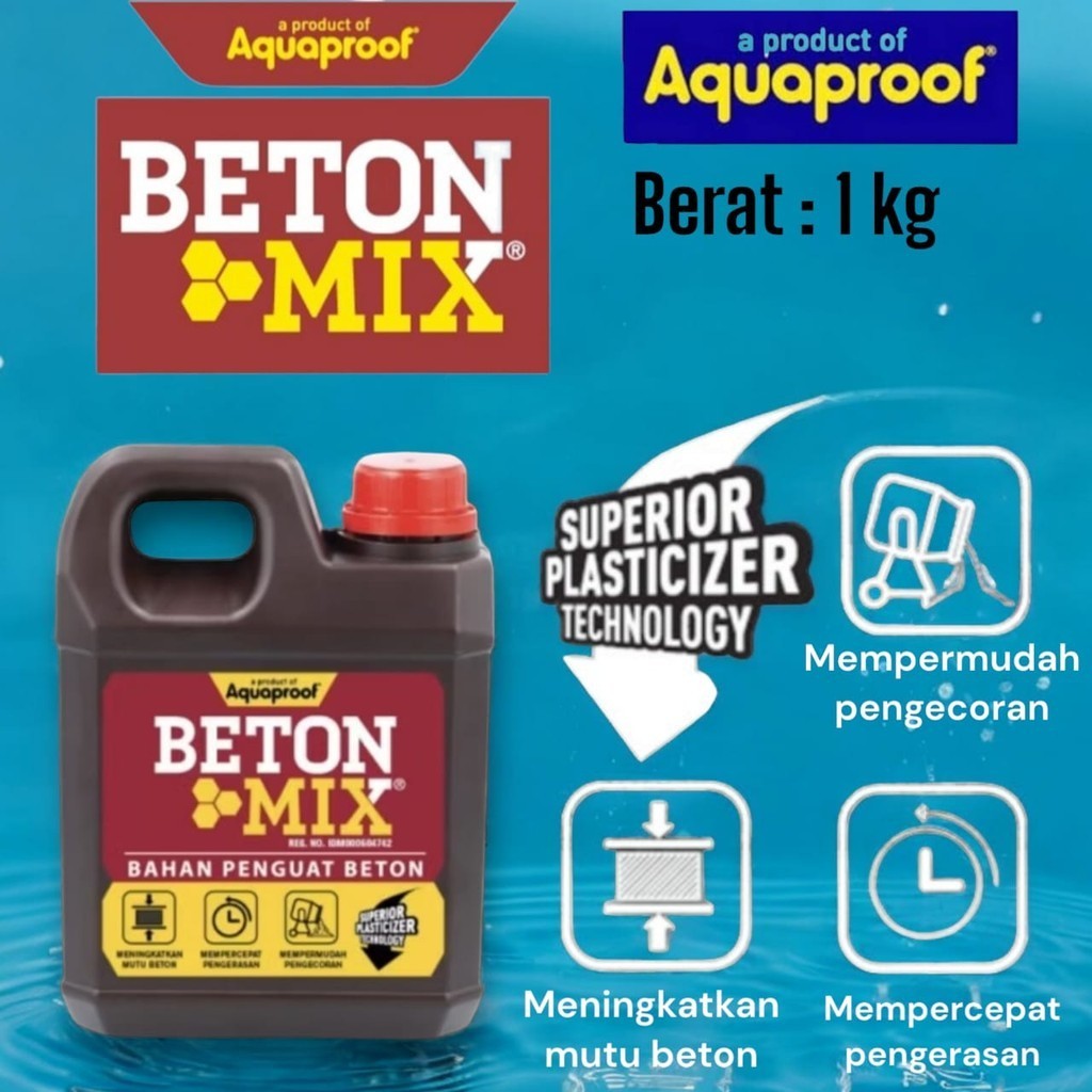 Jual BETONMIX OBAT COR PENGERAS BETON 1 KG, Beton Mix 1Kg, Campuran ...
