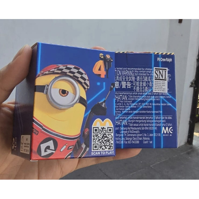 Jual [ORIGINAL BOSS} PIT CREW RALPH Minion Happy Meal McD 2024 ...