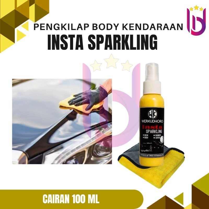 Jual Pengkilap Body Mobil Dan Motor 100ML / INSTA SPARKLING FREE LAP ...