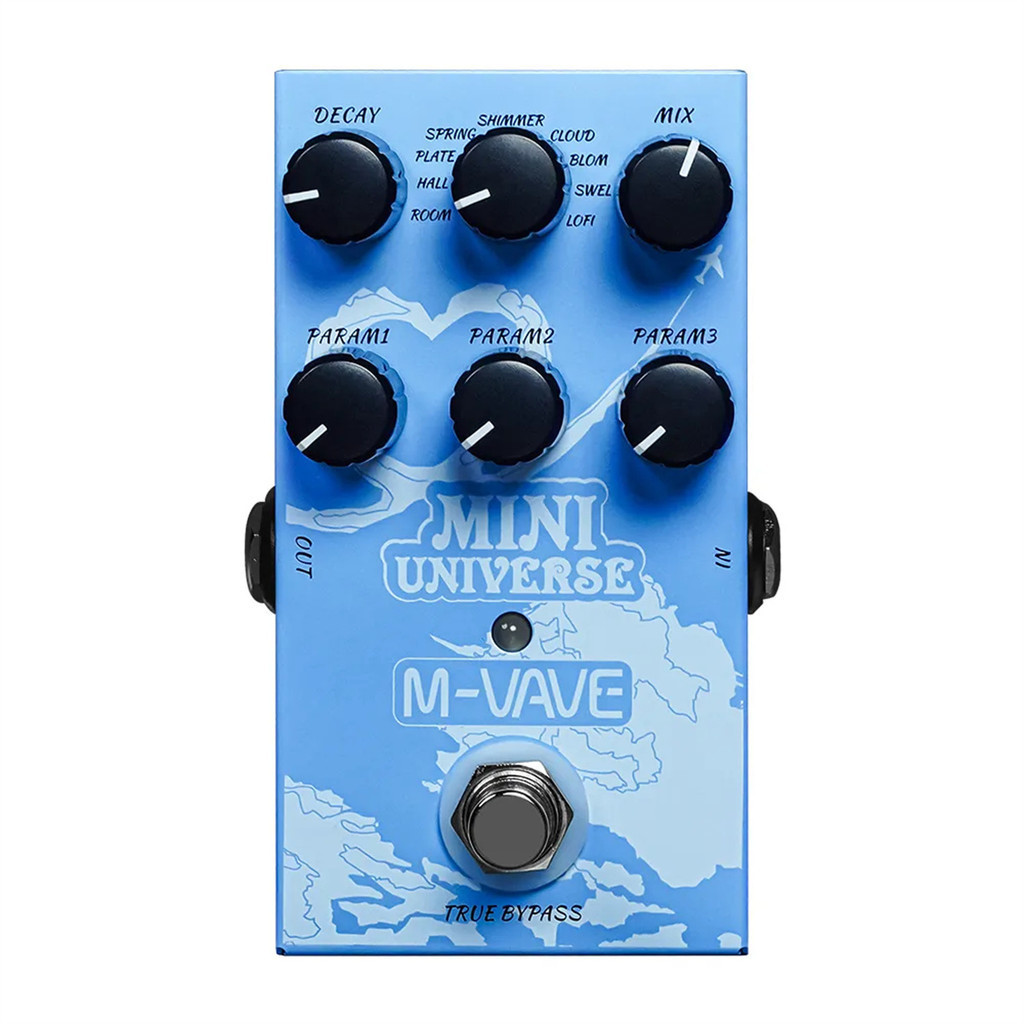 Jual M-VAVE Guitar Effect Pedal Mini Universe Digital Reverb Pedal 9 ...