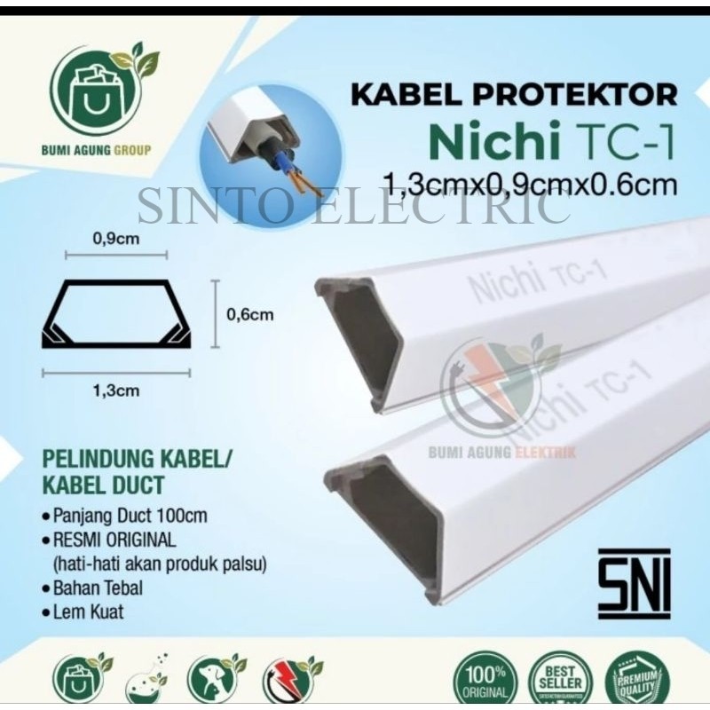 Jual NICHI Pelindung Kabel TC1 Kabel Duct TC 1 | Shopee Indonesia