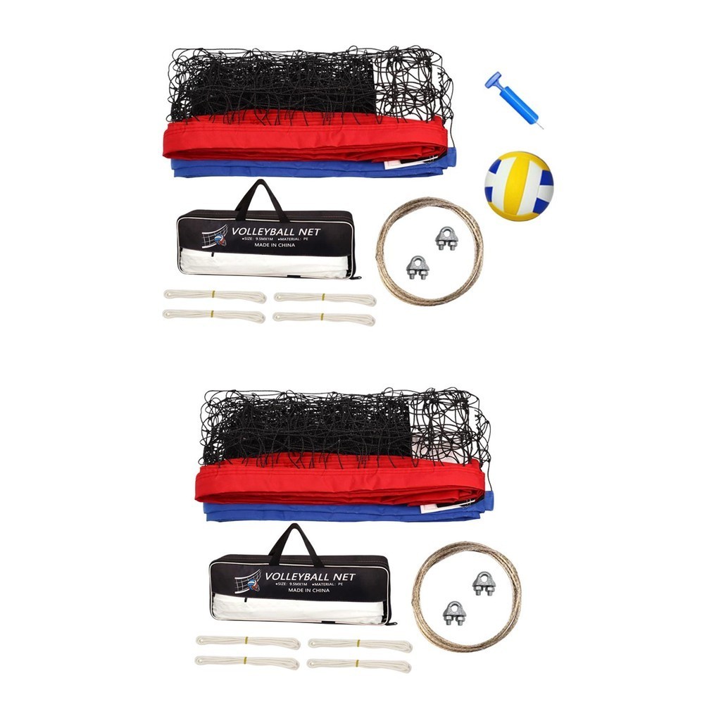 Jual Volleyball Net Outdoor Portable Volleyball Net for Park Beach ...