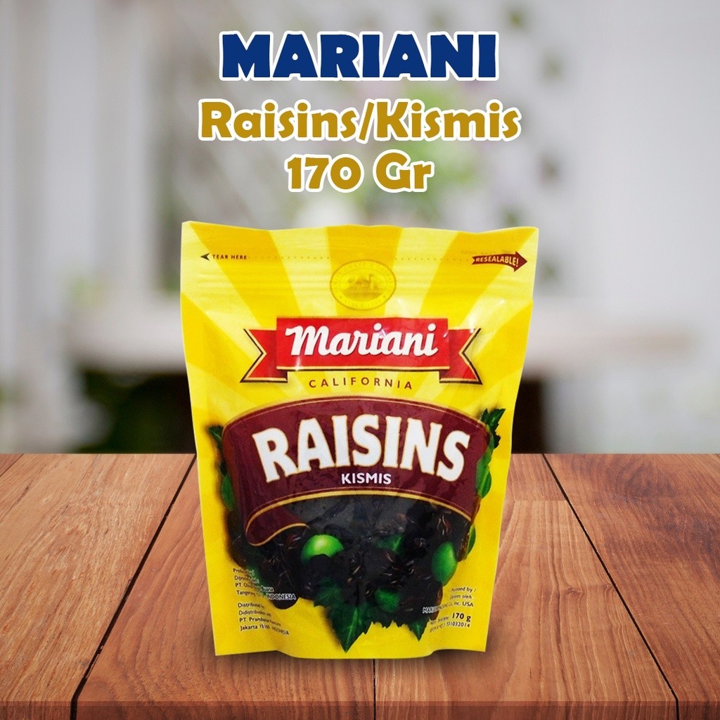 Jual MARIANI Raisins / Buah Kismis Kering 170 Gr | Shopee Indonesia