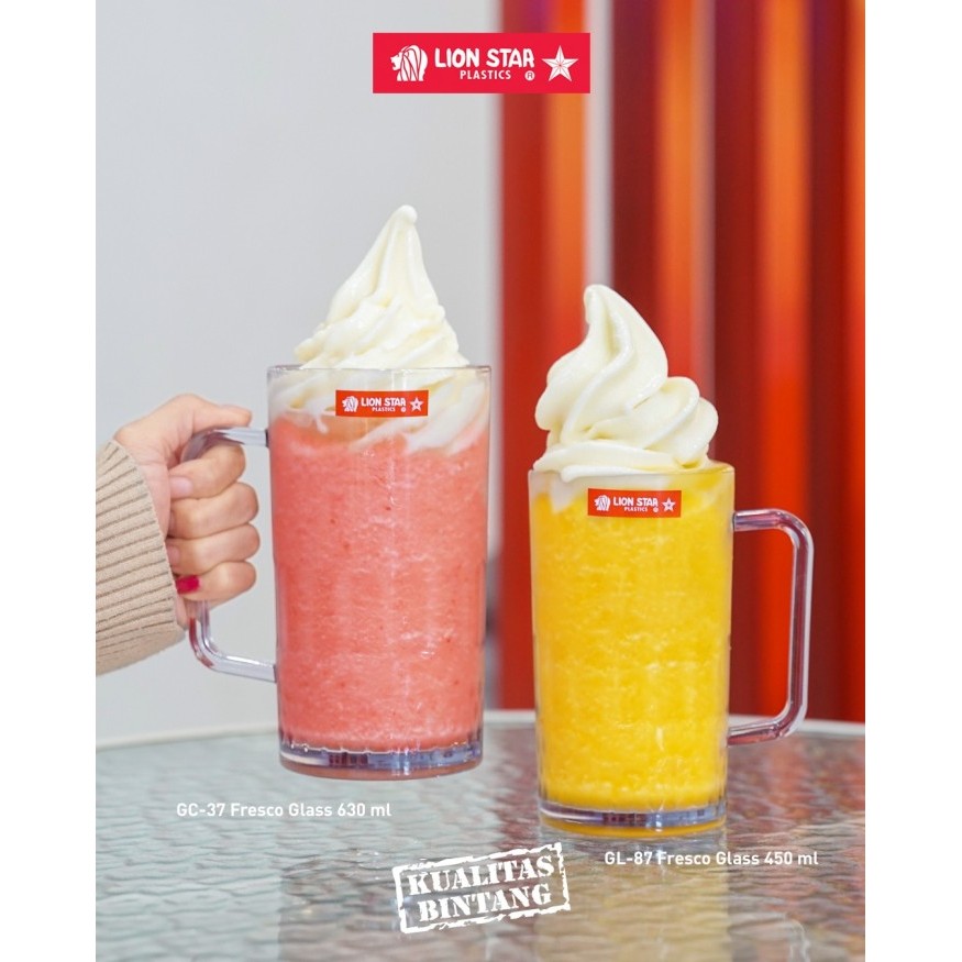 Jual BIGTON Lion Star Gelas Minum Fresco Glass With Handle Mug dengan ...