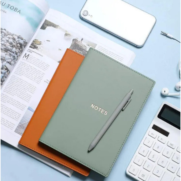 Jual Notes Notebook Waterproof Cover Leather Buku Catatan Ukuran A5 Isi ...