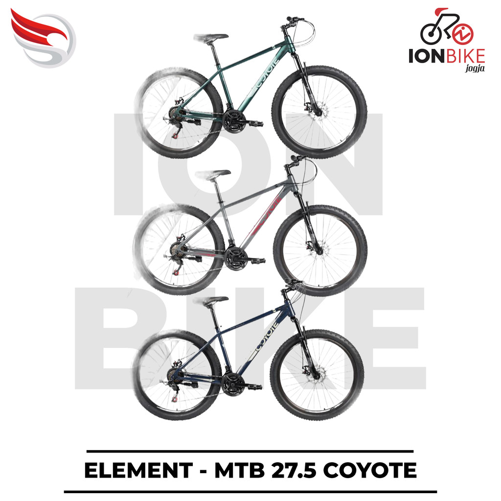 Jual Sepeda MTB 27.5 Element Coyote 3x7 Speed Discbrake Murah Awet ...