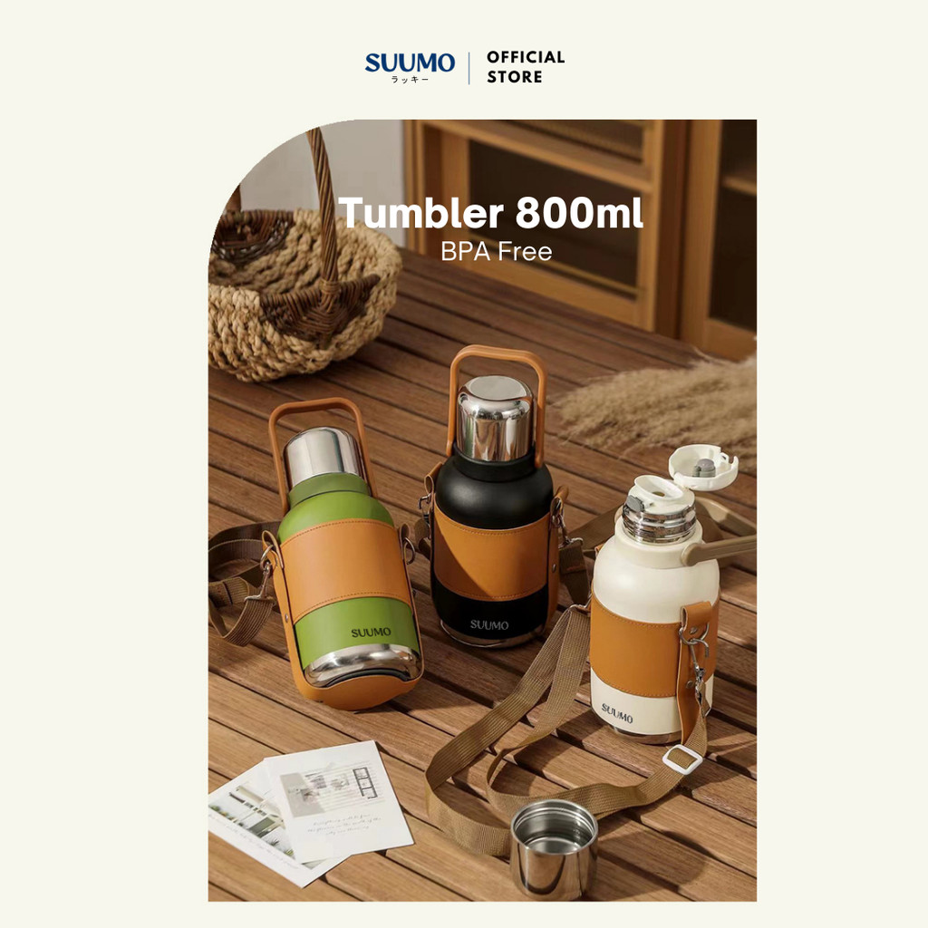 Jual Suumo Tumbler Thermos Vacuum Flask 800ml Stainless Steel 316 With ...