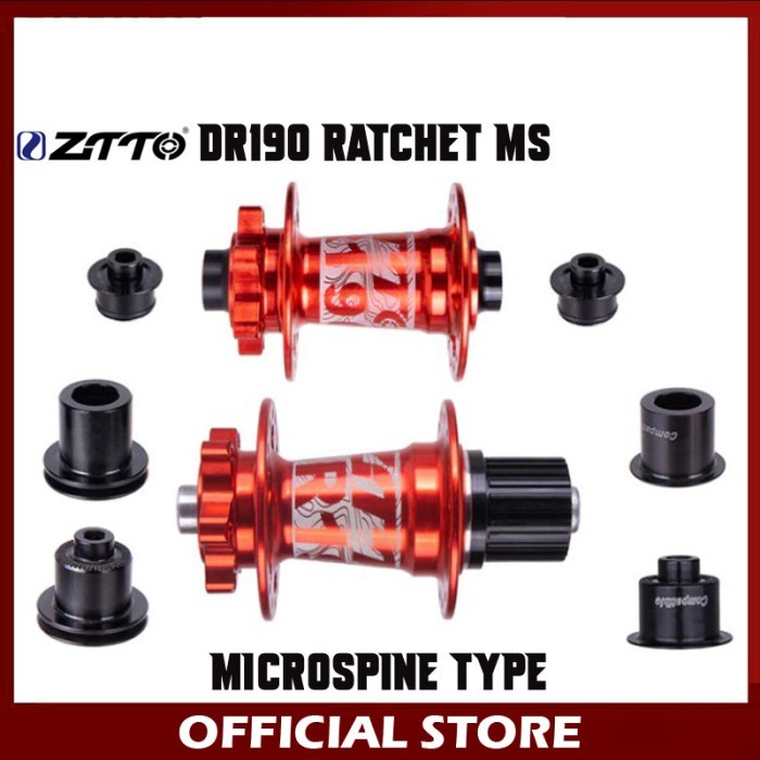 Jual ZTTO DR190 Hub Freehub MS Ratchet 54T Rachet 32H TA QR Microspline ...