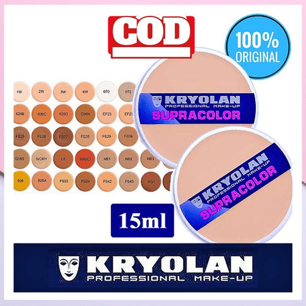 Jual Kryolan foundation creamy SUPRACOLOR ORIGINAL | Shopee Indonesia