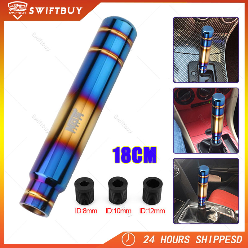Jual Bride/NOS Car Gear Shift Knob Burnt Blue Aluminum Shifter Lever ...
