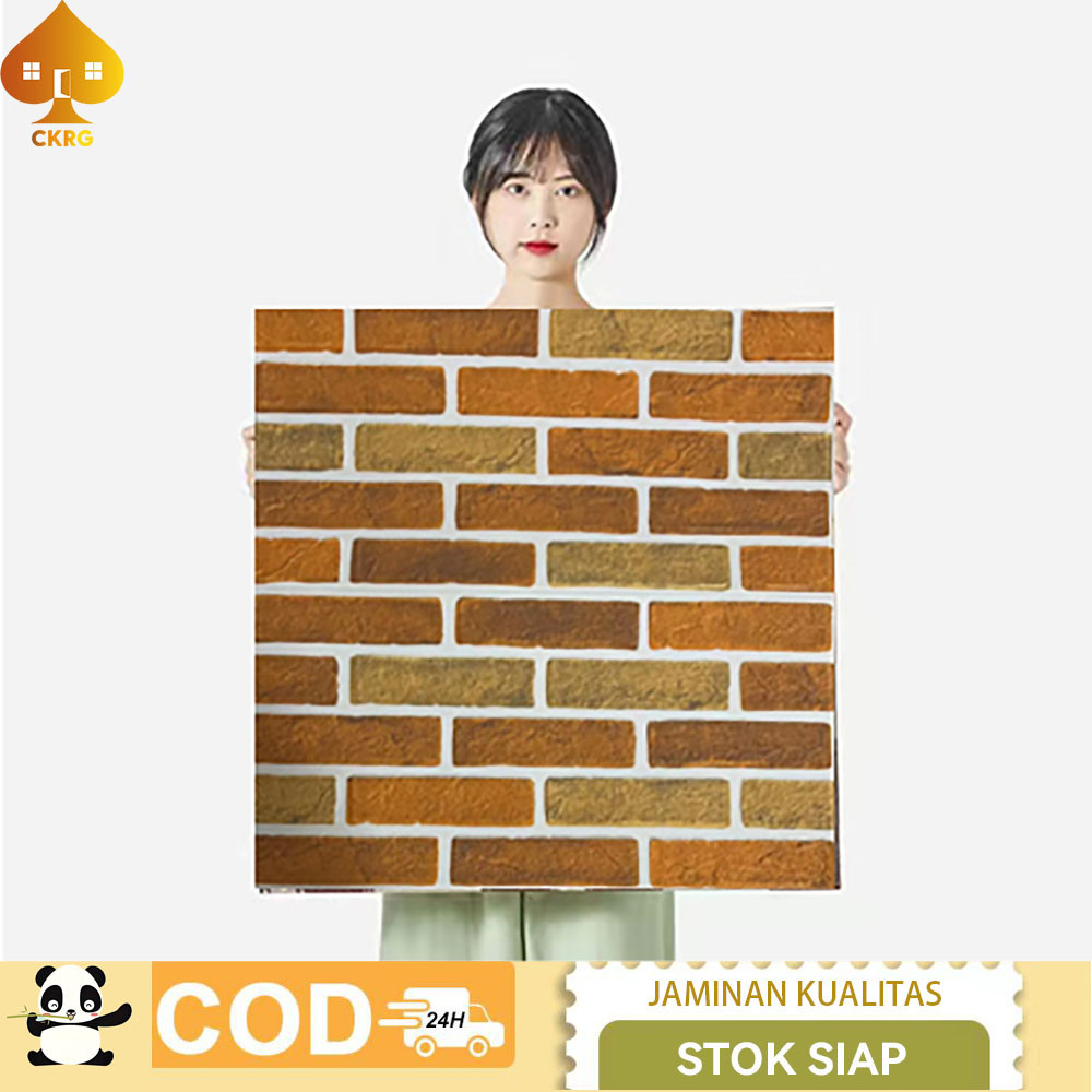 Jual Wallpaper Dinding 3D Foam Wall Stickers Ruang tamu kamar tidur ...