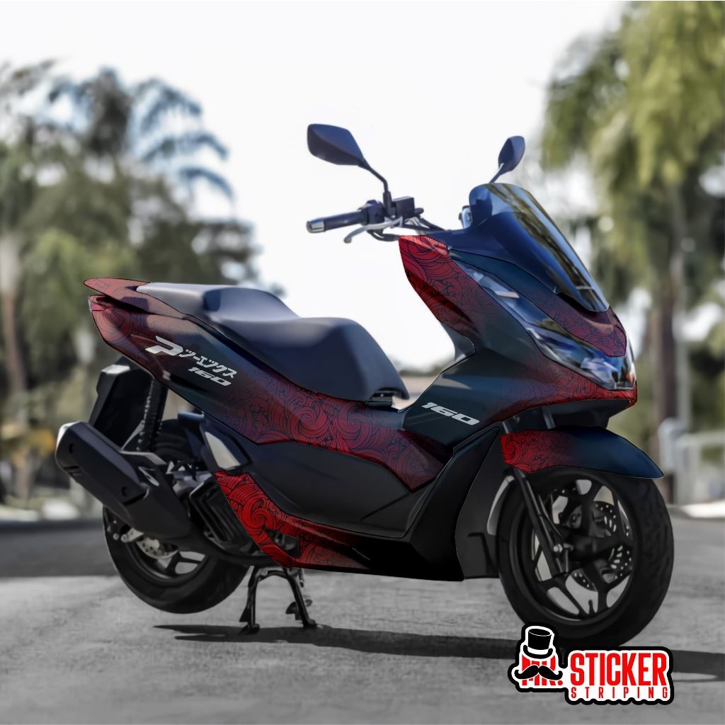 Jual Decal Honda PCX 160 PCX 150 Full body custom sticker free design ...