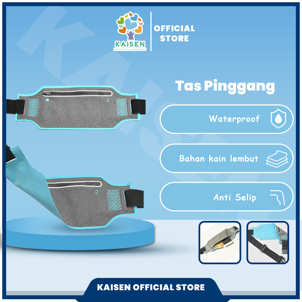 Jual KAISEN Sangat tipis Tas Pinggang Olahraga Tas Ponsel Lari ...