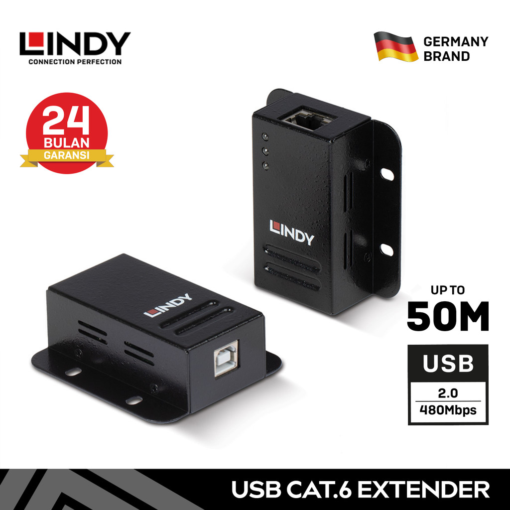 Jual USB 2.0 Cat.5/6 Extender With Power Over CAT.5/6 50m | Shopee ...
