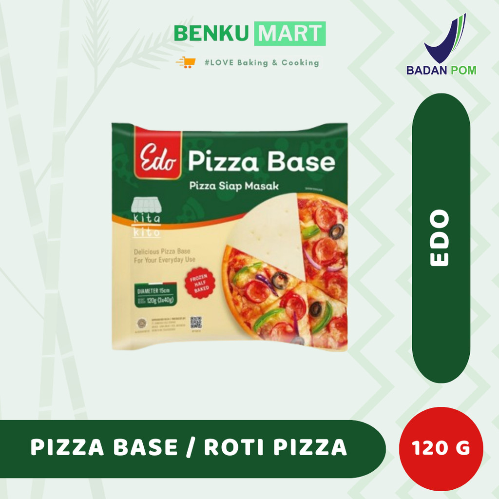 Jual Edo Pizza Base 120 gr | Pizza Siap Masak | Shopee Indonesia