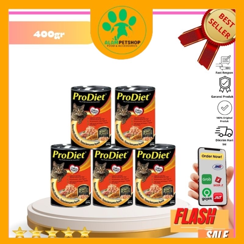 Jual ProDiet Chicken Tuna 400gr|A. WET (KALENG) | Shopee Indonesia