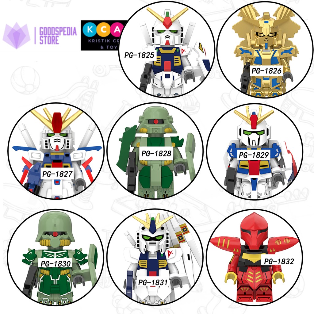 Jual Figure mini balok susun PG8305 - Gundam Gaera Doga Gaera Zulu ...