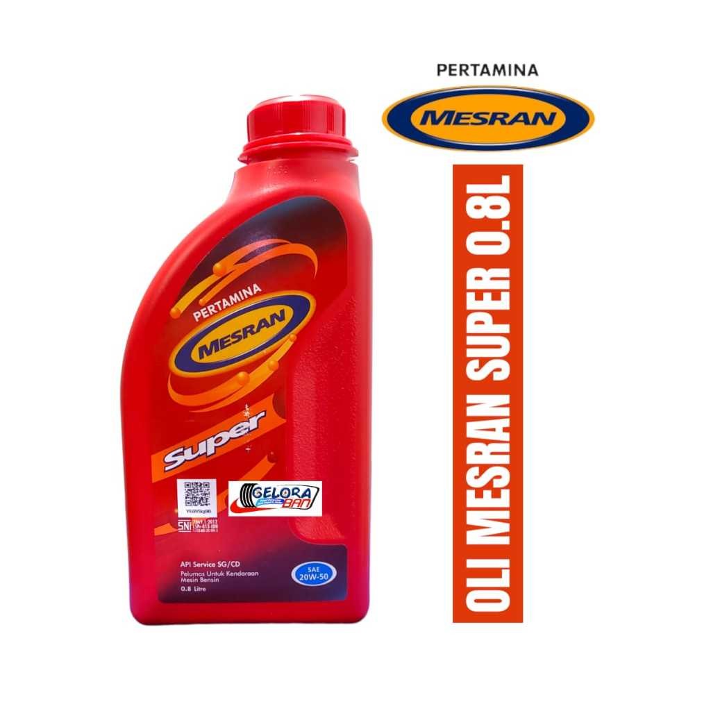 Jual OLI MESRAN SUPER 0.8 LITER oli mesran oli mesin oil mesin oli 0.8 ...