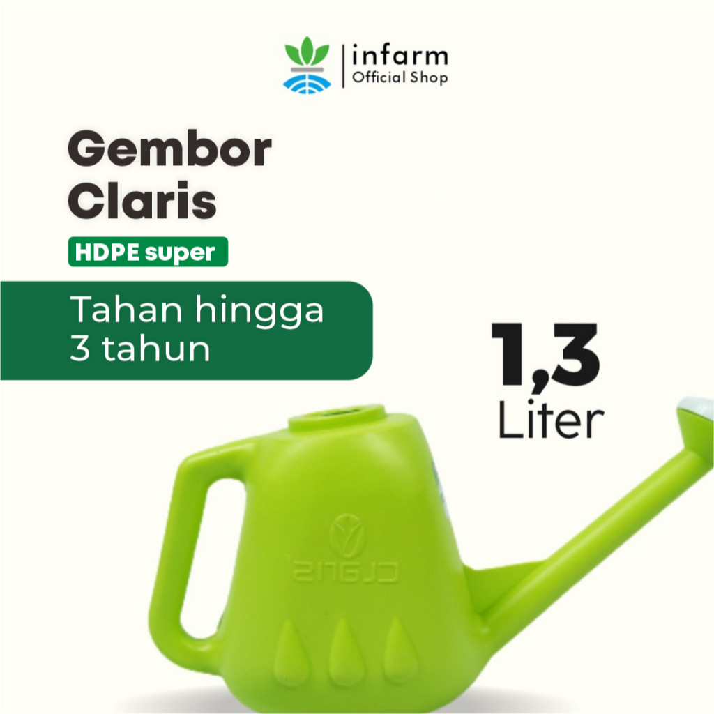 Jual Gembor Siram Claris 1.3 Liter Free Suntikan Takar Nutrisi 10ml ...